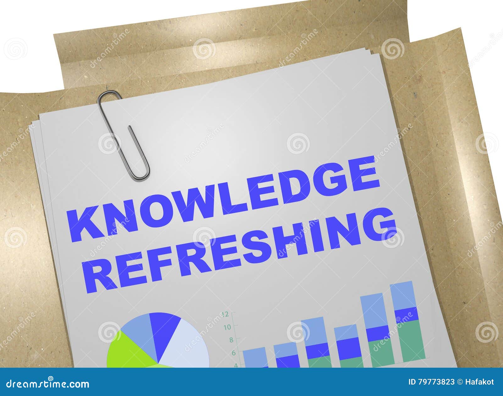 Knowledge Refreshing Concept Stock Illustration - Illustration of ...