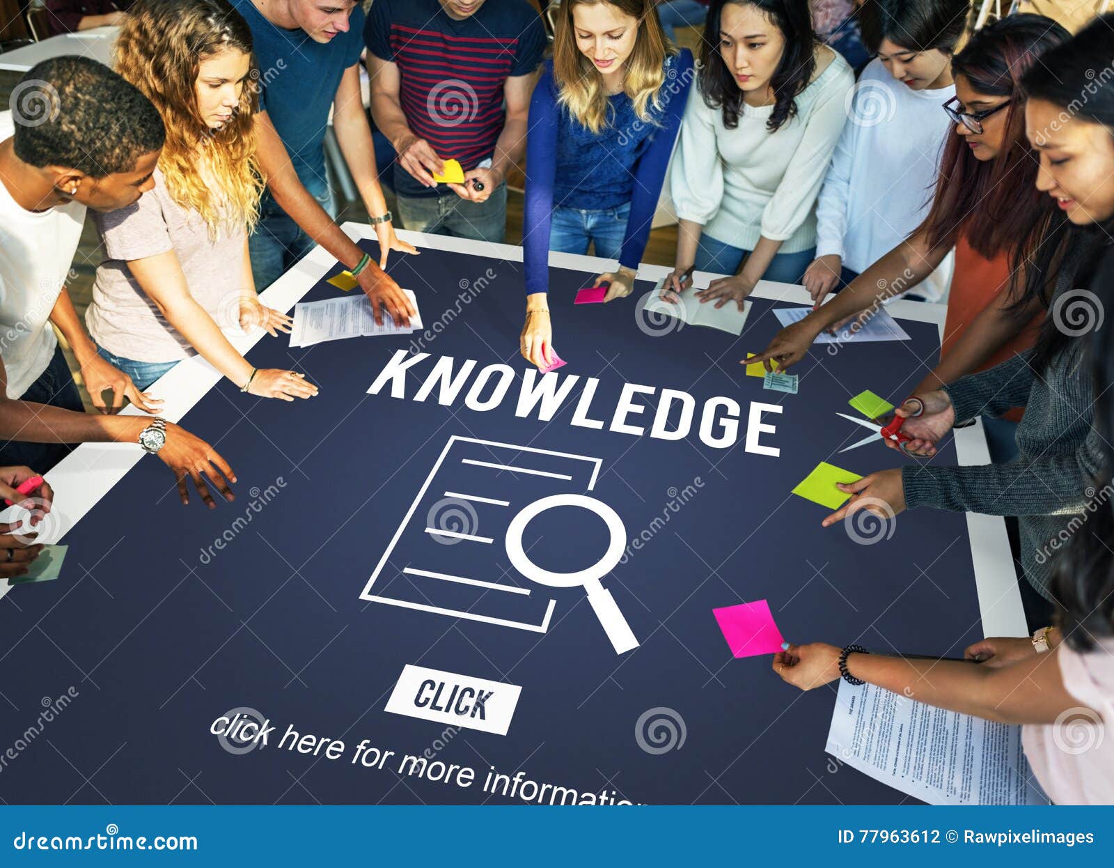 Knowledge Results Discovery Investigation Concept Stock Photo - Image ...