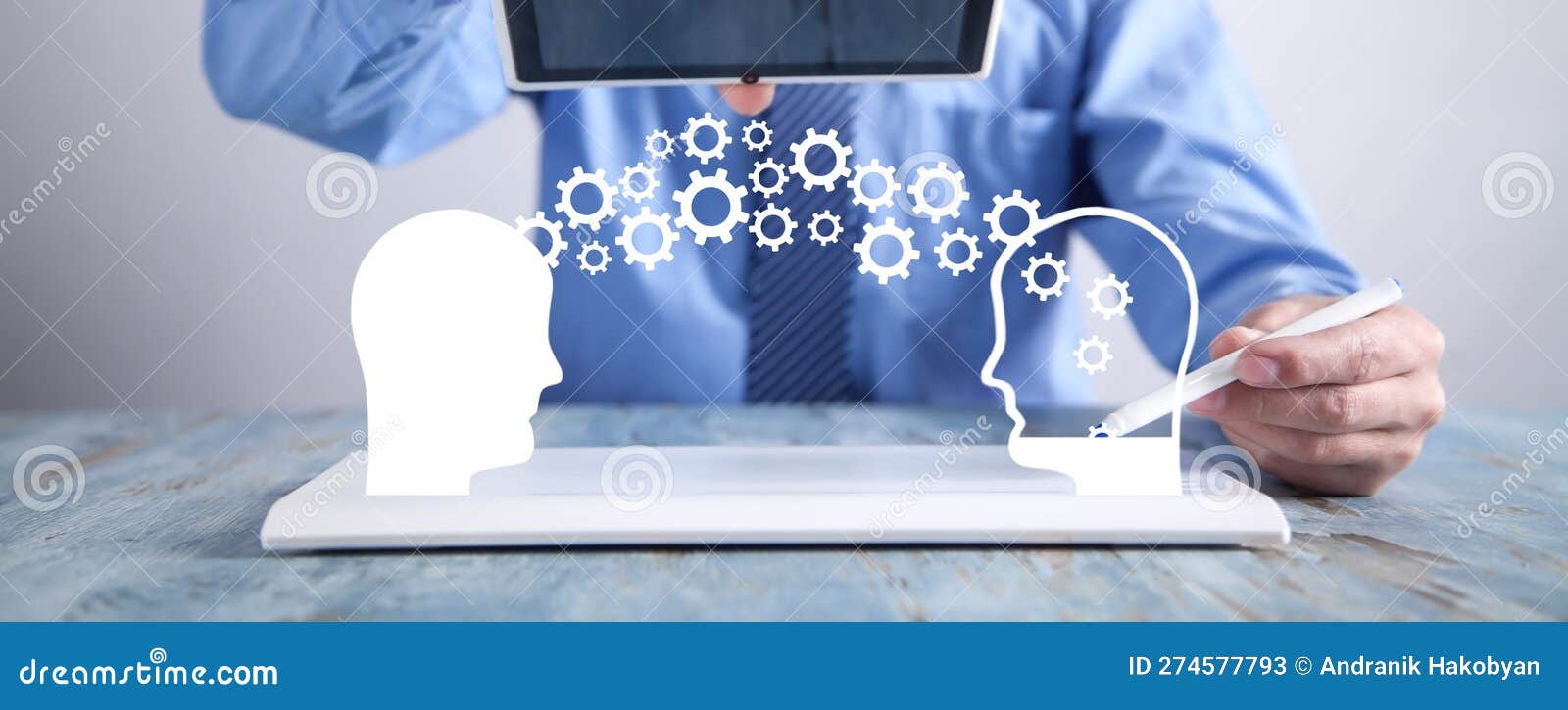 Knowledge Sharing. Transferring Stock Image - Image of design, solution ...