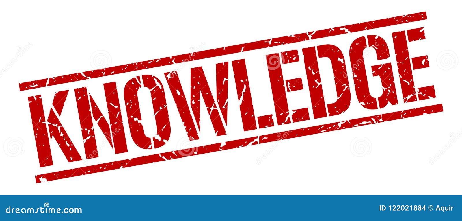 Knowledge stamp stock vector. Illustration of badge - 122021884