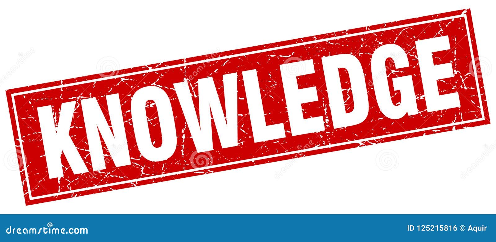 Knowledge stamp stock vector. Illustration of template - 125215816