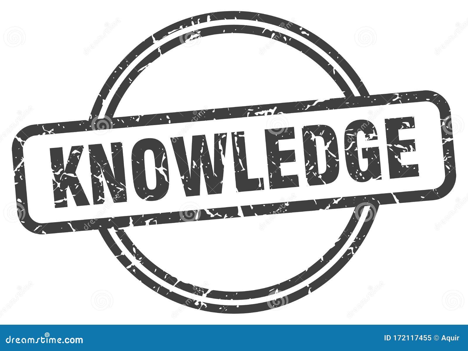 Knowledge Stamp. Knowledge Round Grunge Sign Stock Vector ...