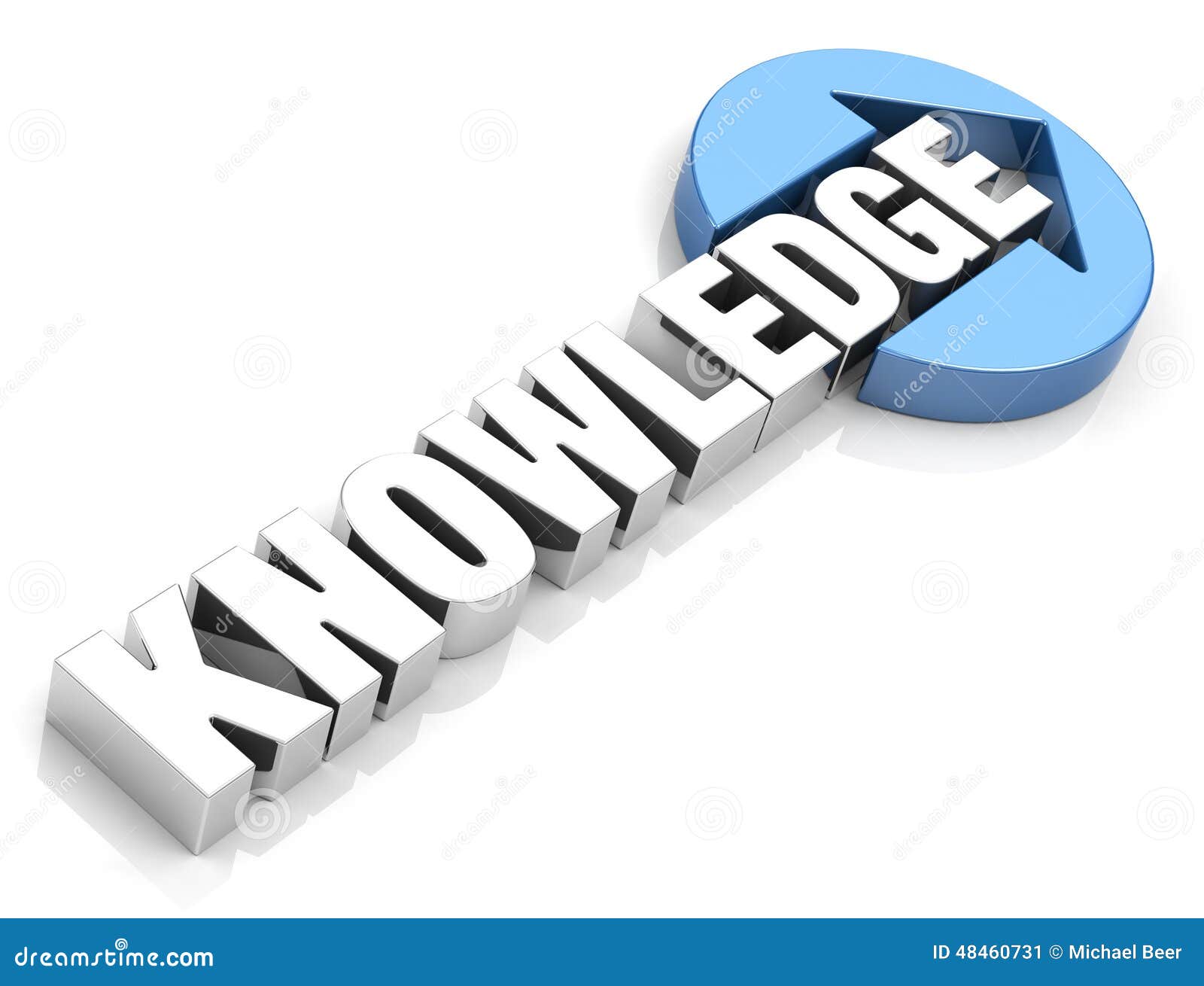 Knowledge Takes You Further Stock Illustration - Illustration of idea ...