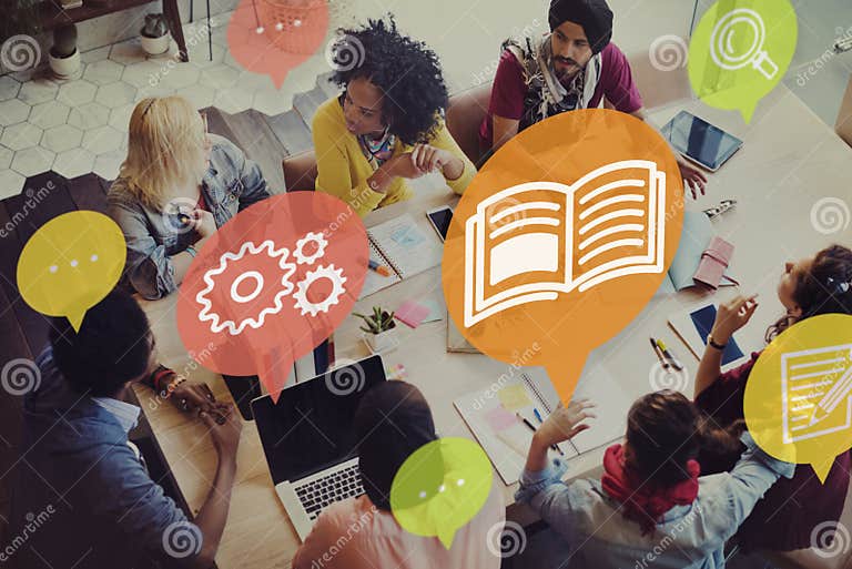 Knowledge Training Learning Skills Education Concept Stock Photo ...