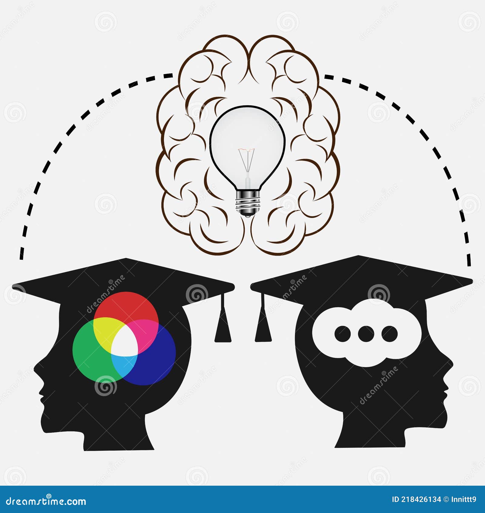 Knowledge Transfer Icon, Information. Educational Learning As Data ...