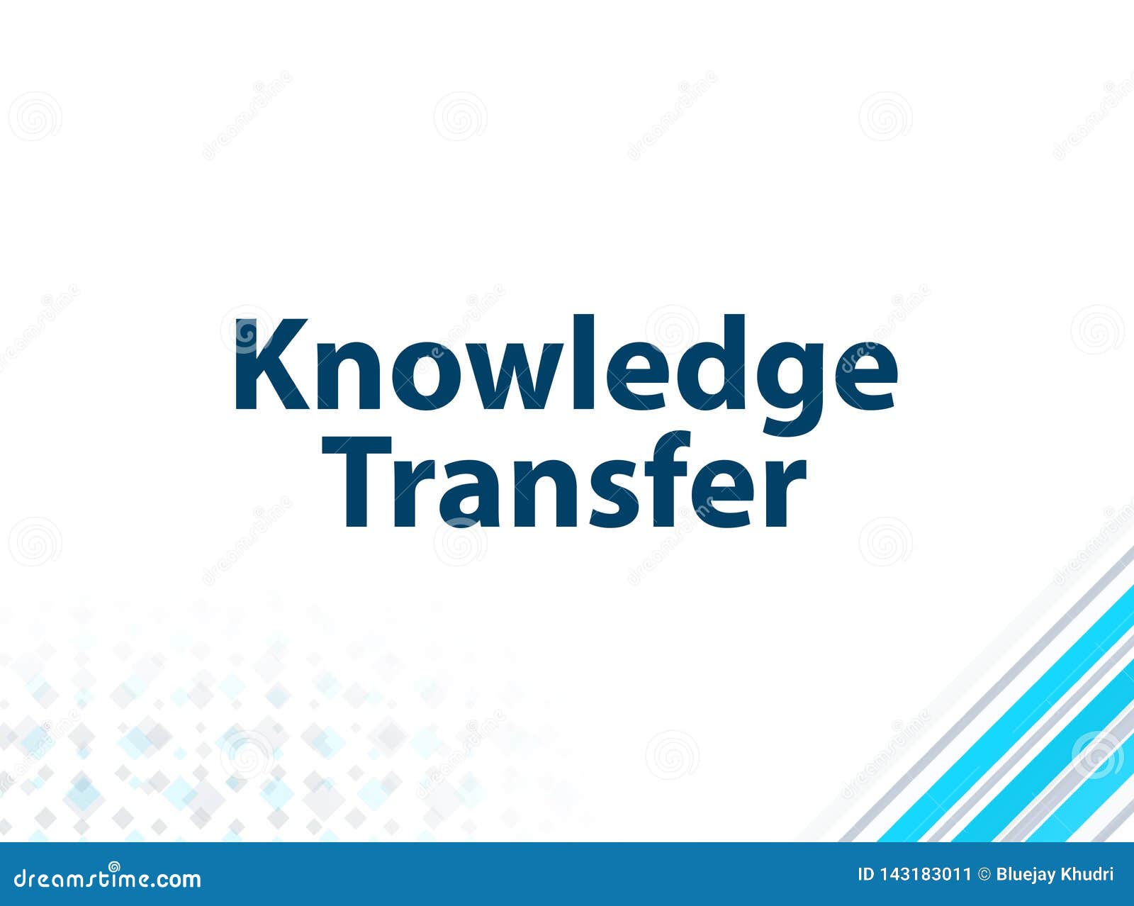 Knowledge Transfer Modern Flat Design Blue Abstract Background Stock ...