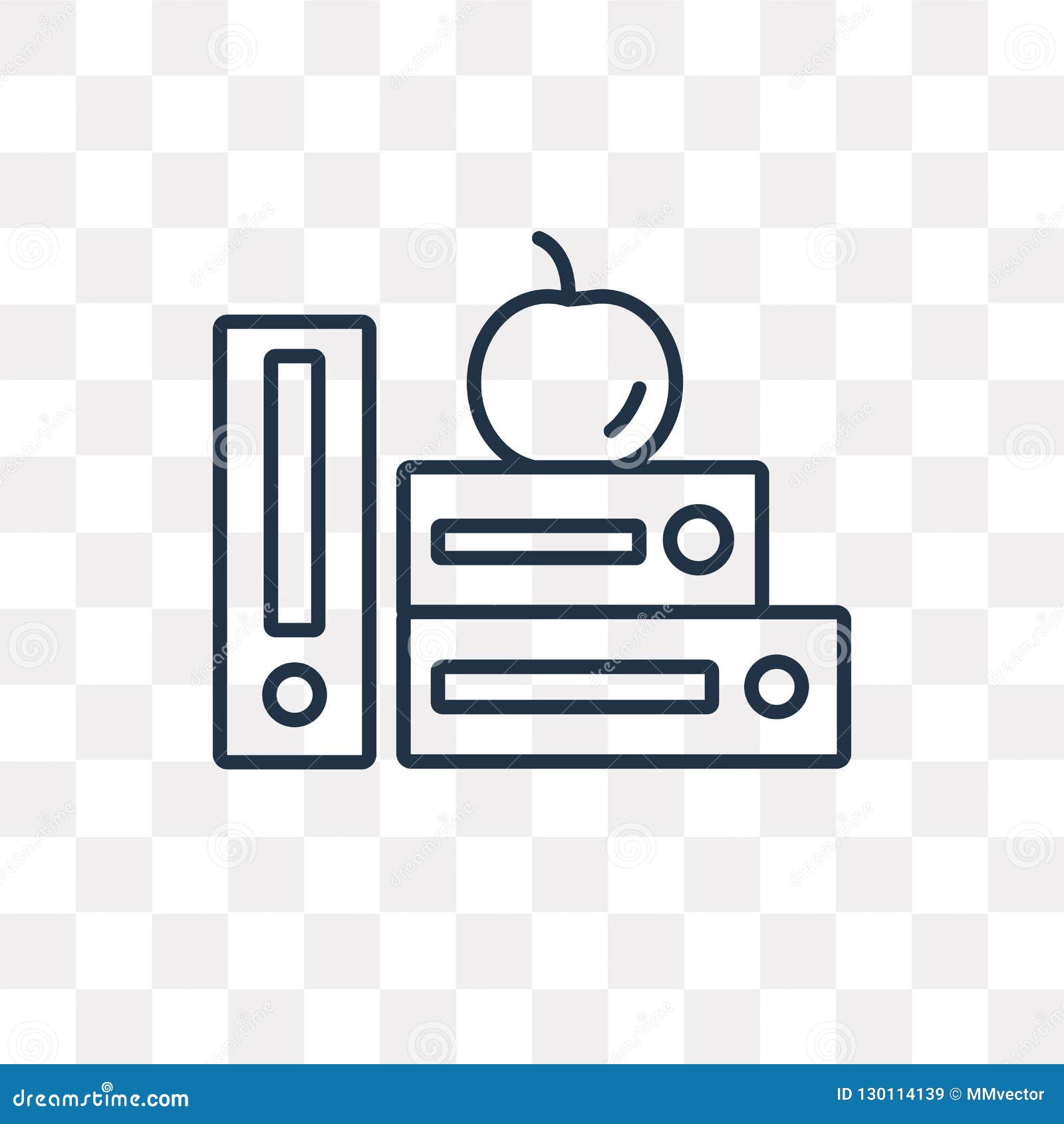 Knowledge Vector Icon Isolated on Transparent Background, Linear Stock ...