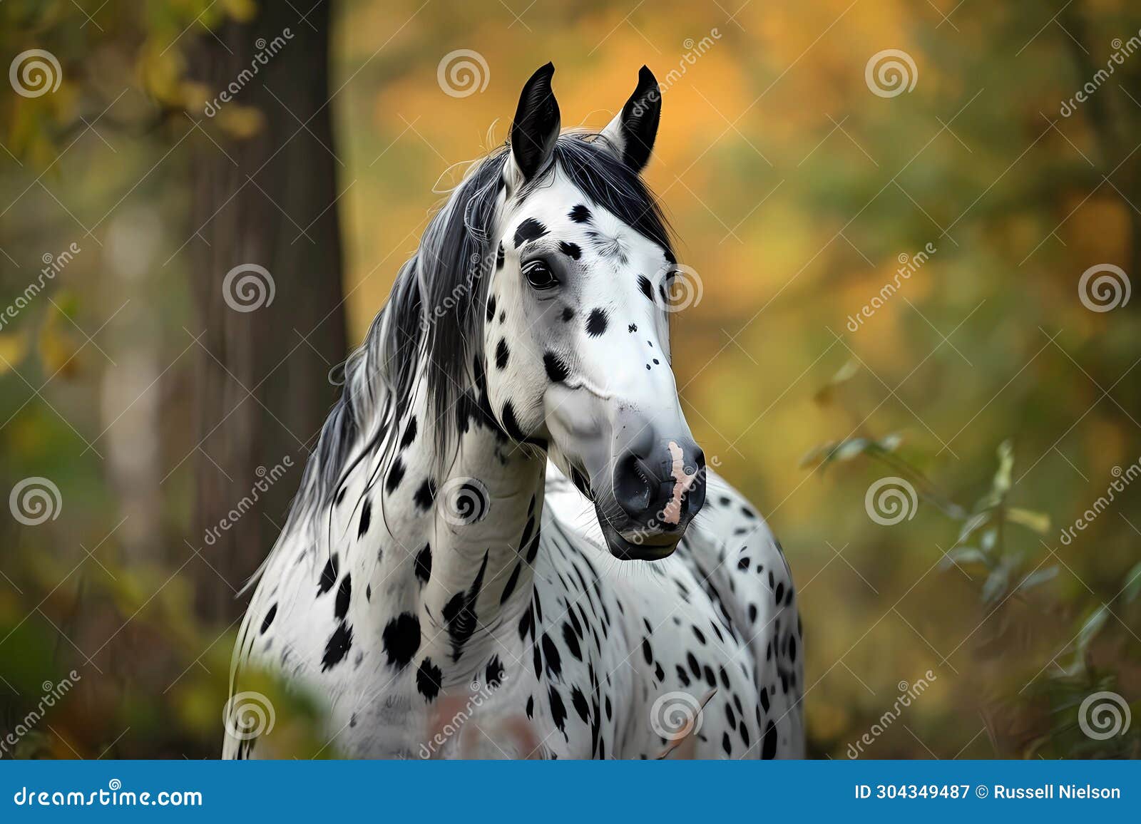 Knabstrupper Horse Color Flat Icon Cartoon Vector | CartoonDealer.com ...