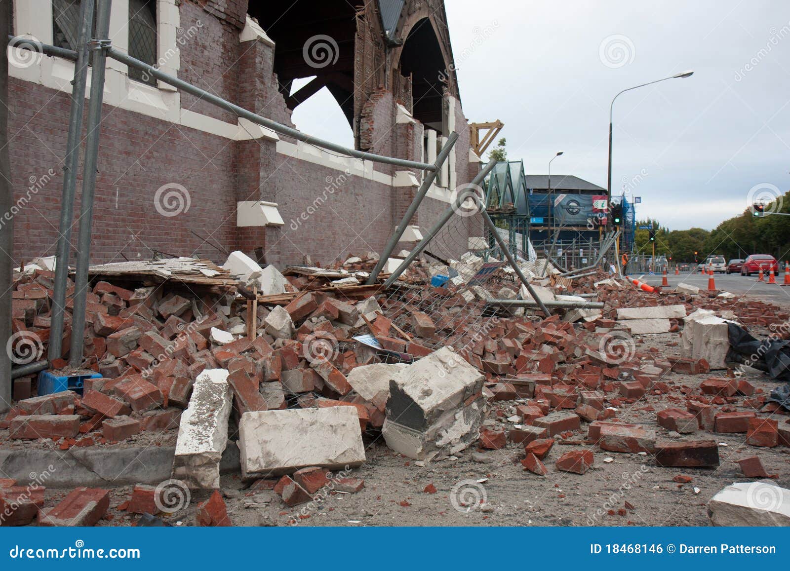 Knox Church damage editorial photo. Image of february - 18468146