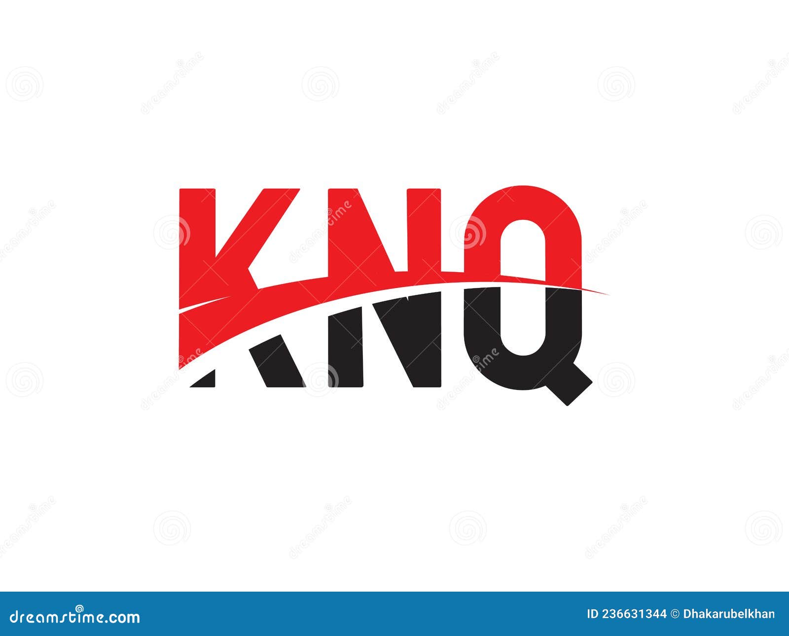 KNQ Letter Initial Logo Design Vector Illustration Stock Vector ...