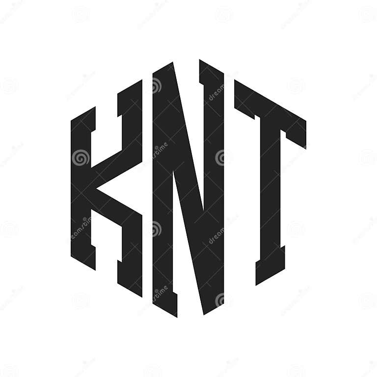 KNT Logo Design. Initial Letter KNT Monogram Logo Using Hexagon Shape ...