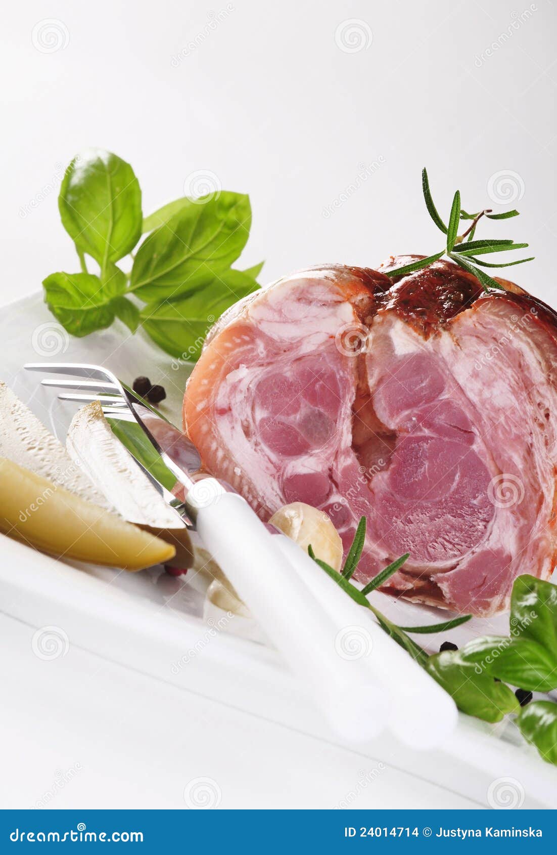 Knuckle on the plate stock photo. Image of kitchen, tasty - 24014714