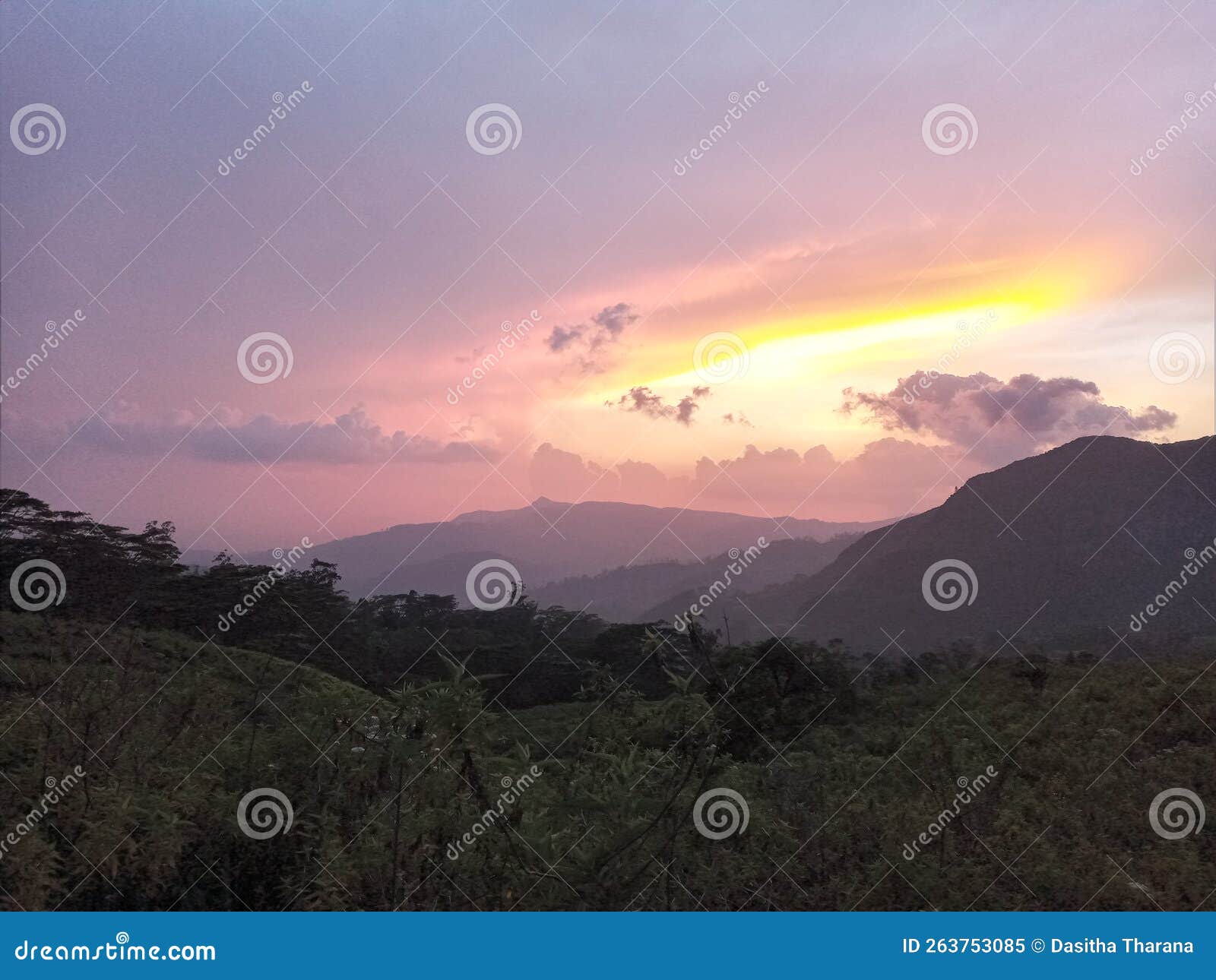 Knuckles Matale Sri Lanka stock image. Image of mountain - 263753085