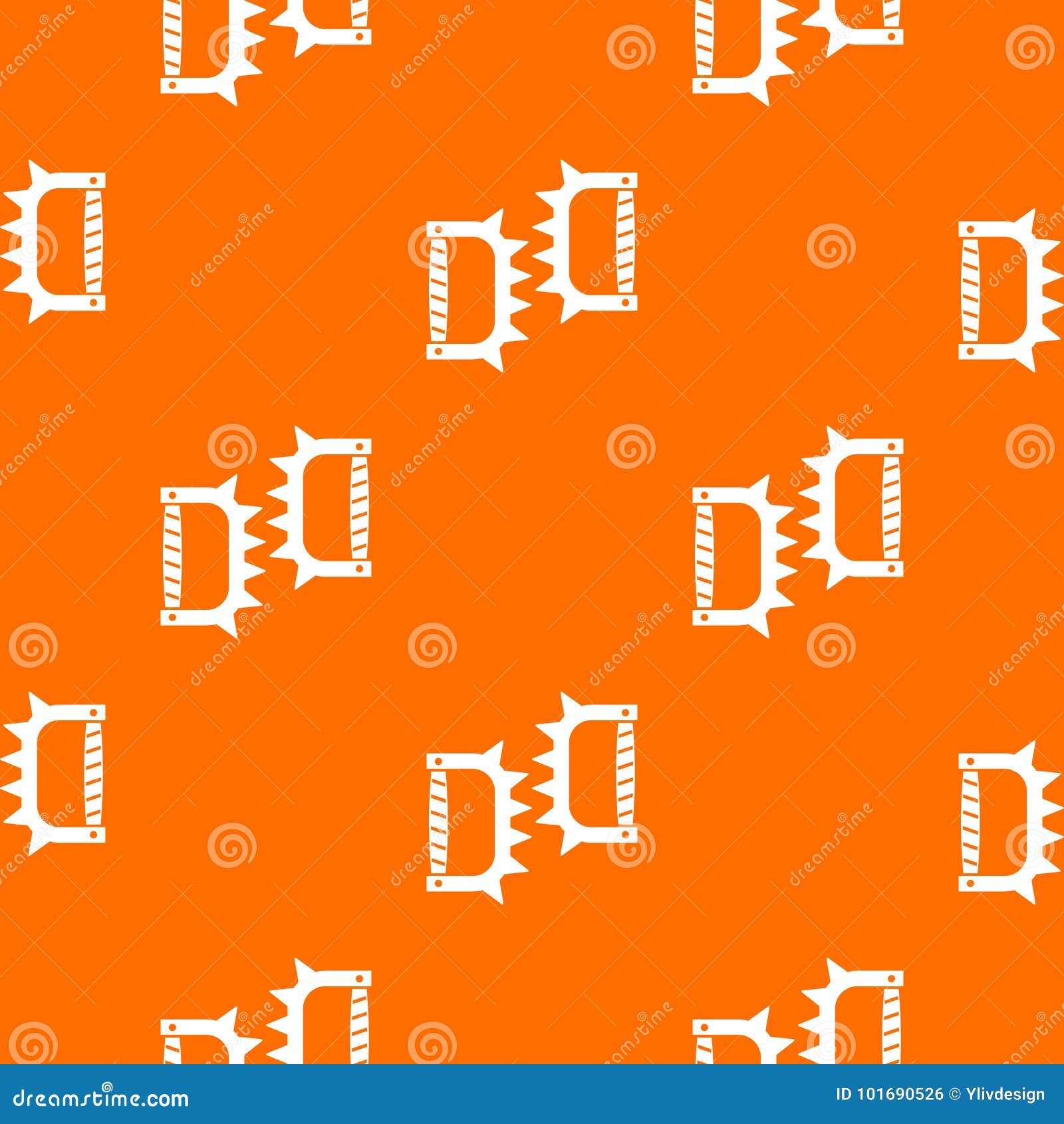 Knuckles with Spikes Pattern Seamless Stock Vector - Illustration of ...