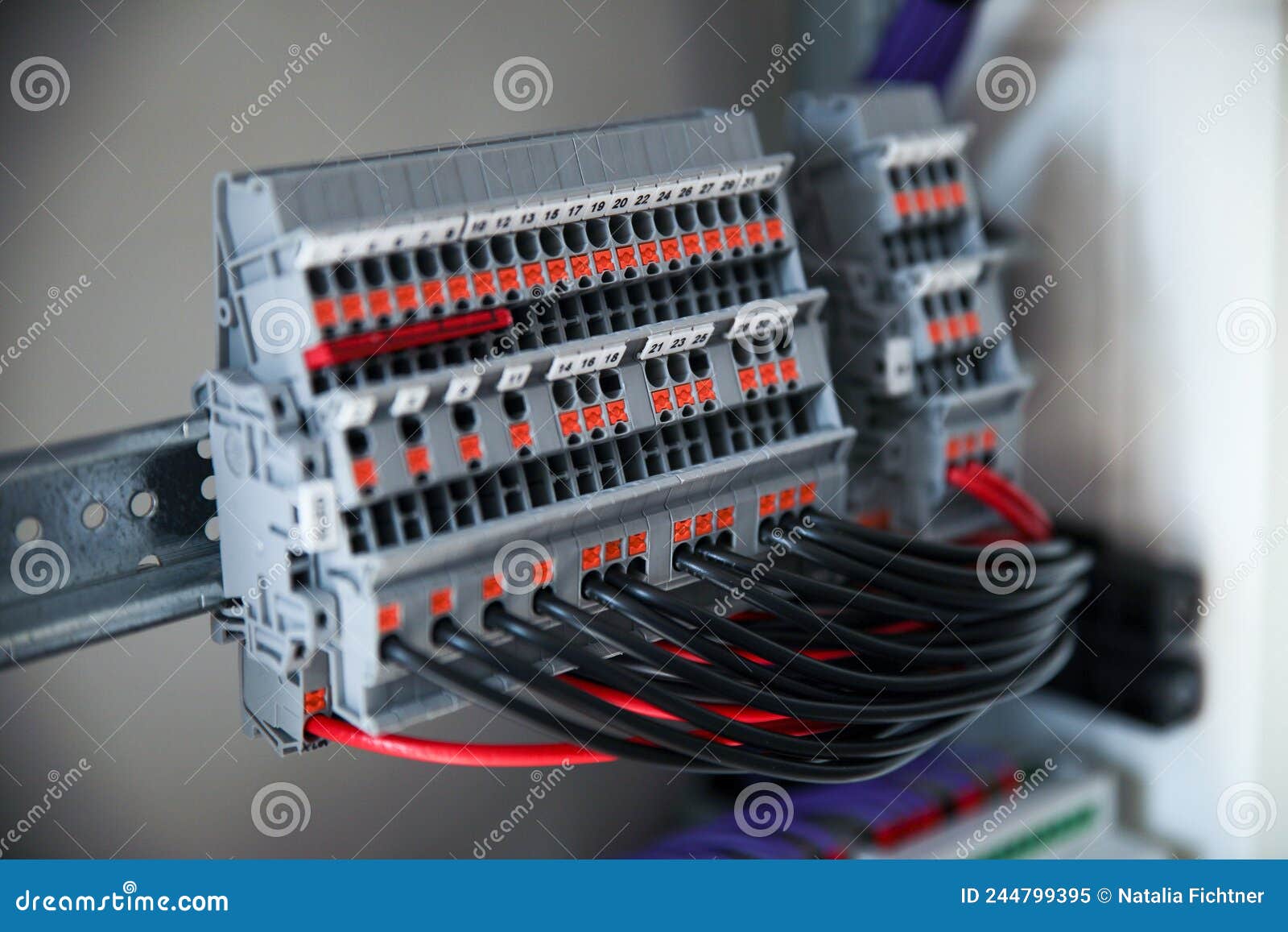 KNX Control Panel for Intelligent Home Automation in Housing. Stock ...