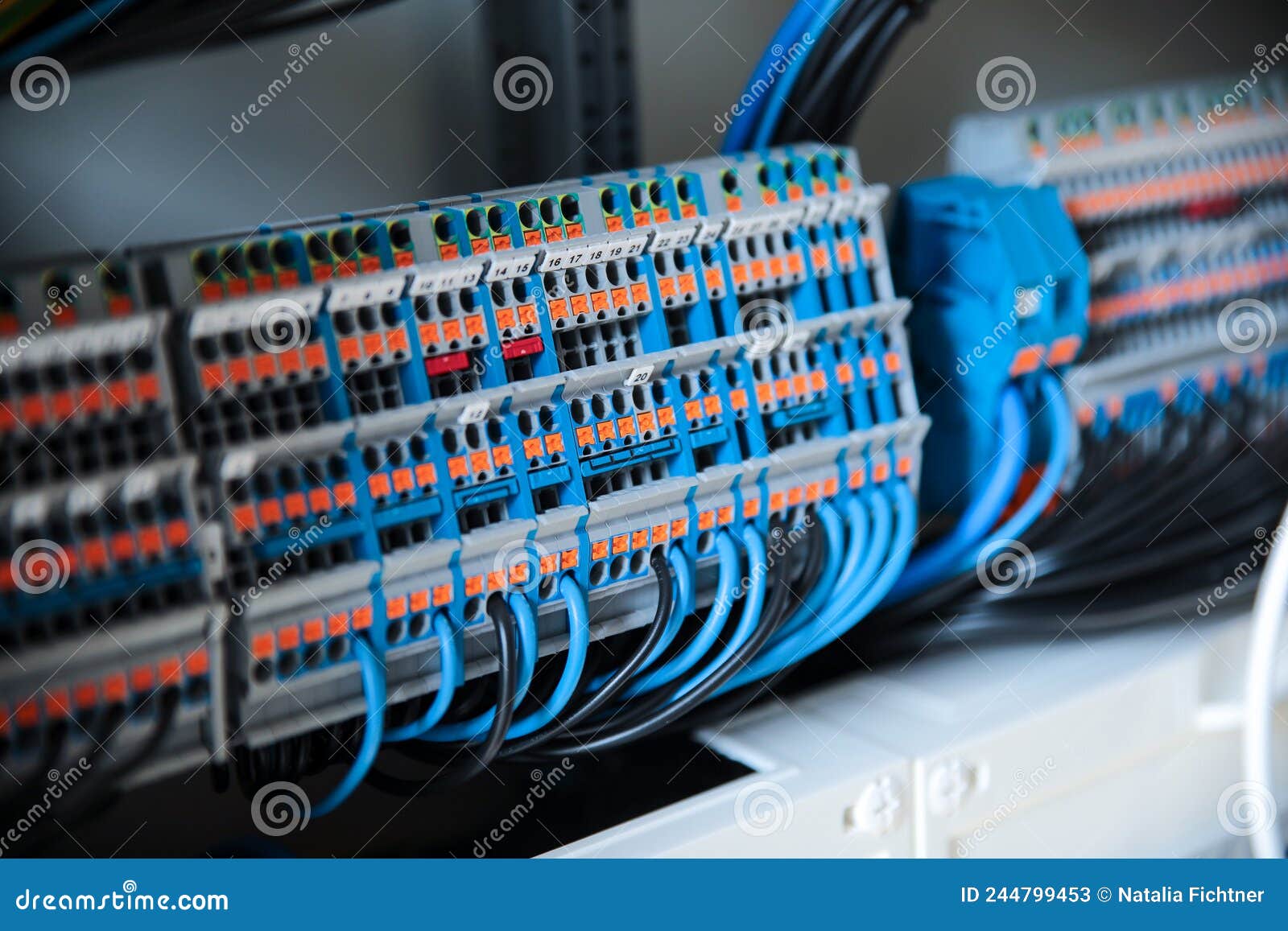 KNX Control Panel for Intelligent Home Automation in Housing. Stock ...