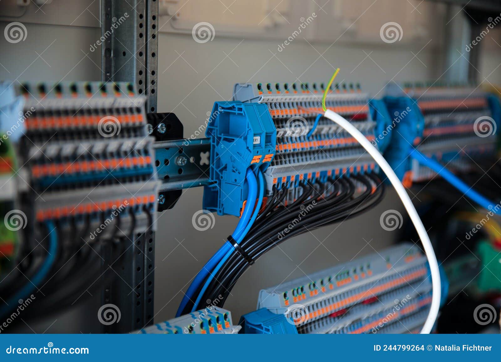 KNX Control Panel for Intelligent Home Automation in Housing. Stock ...