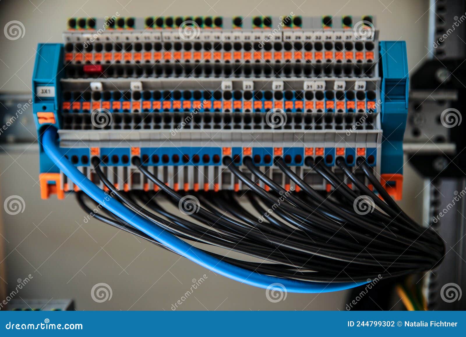 KNX Control Panel for Intelligent Home Automation in Housing. Stock ...