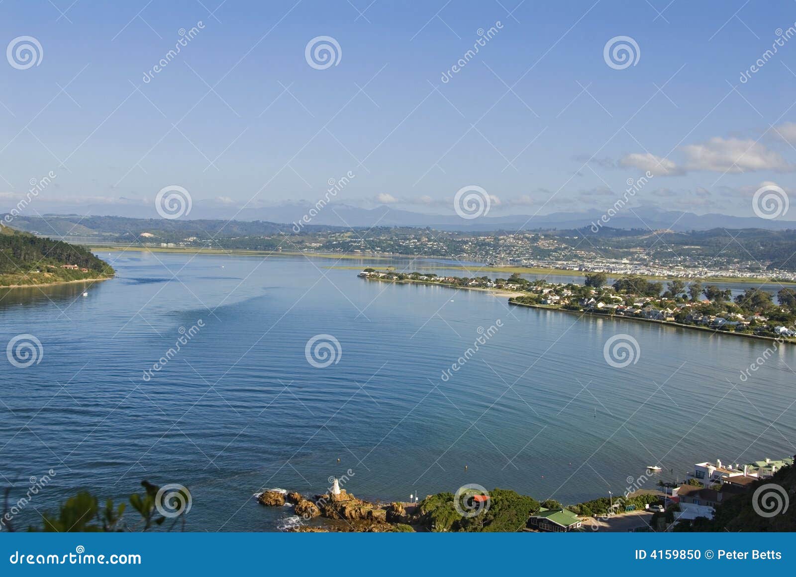 Knysna Lake stock photo. Image of tidal, africa, southern - 4159850