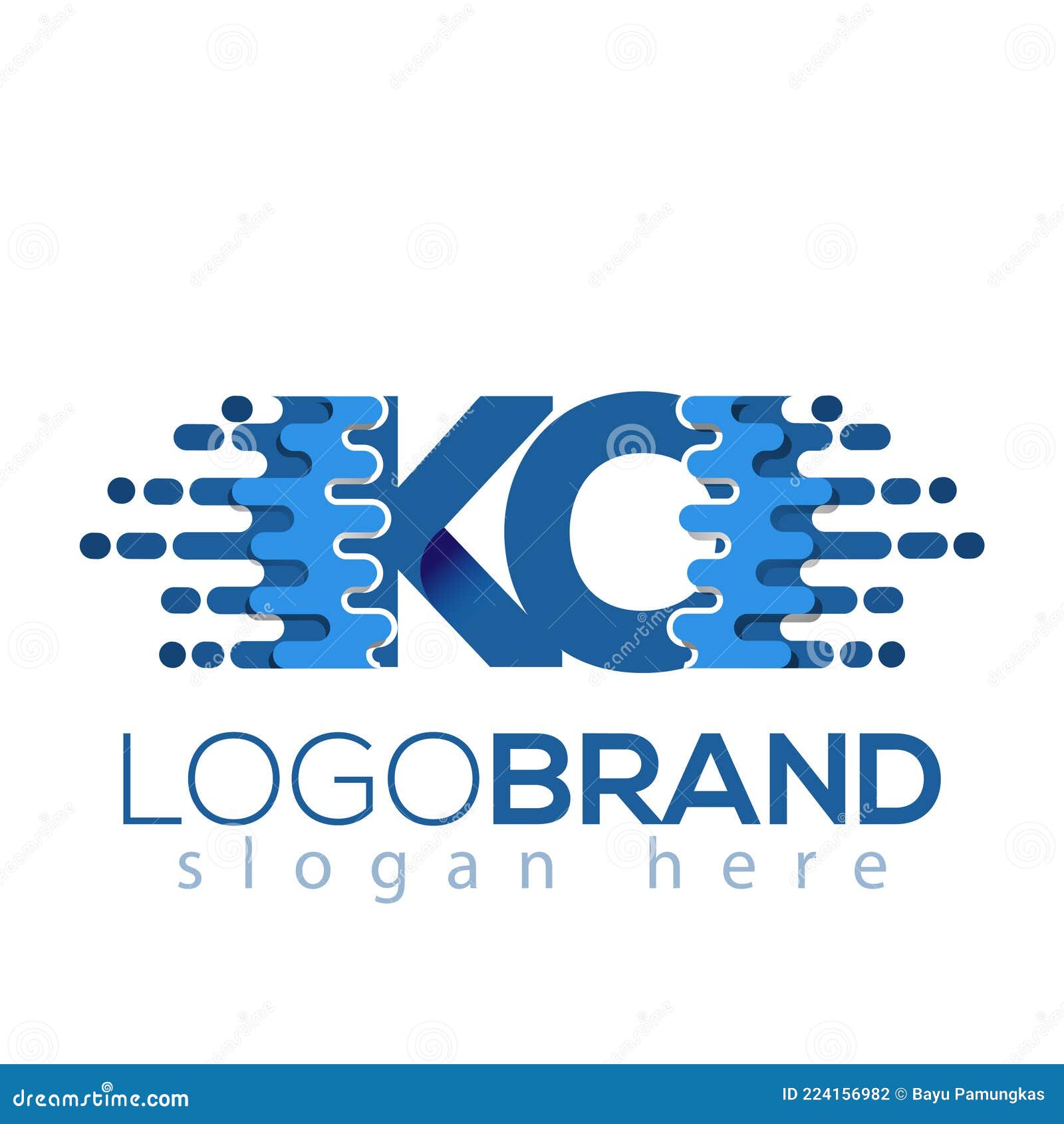 KO Letter Pixel Icon Vector Logo Element. Initial Letter Speed Logo ...