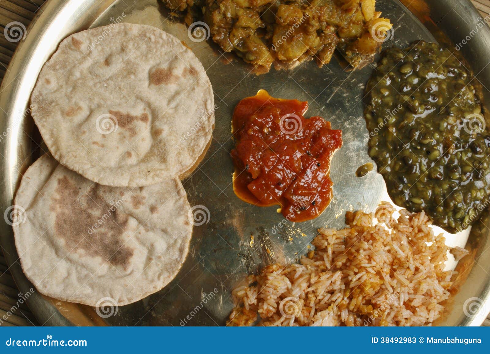 Ko Roti - Un Alimento Tipico Di Phapar Dal Sikkim. Immagine Stock ...