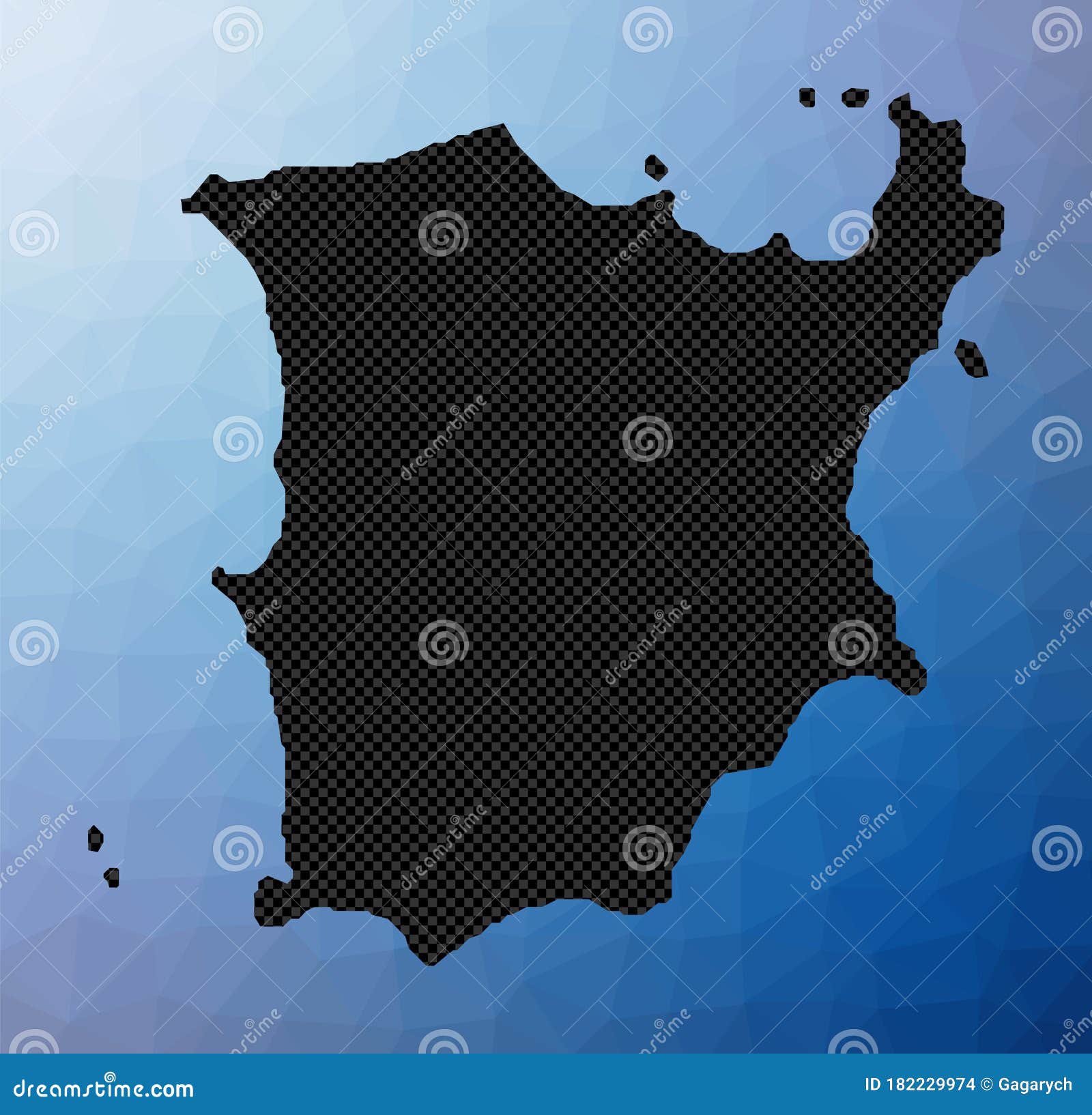Ko Samui geometric map. stock vector. Illustration of land - 182229974
