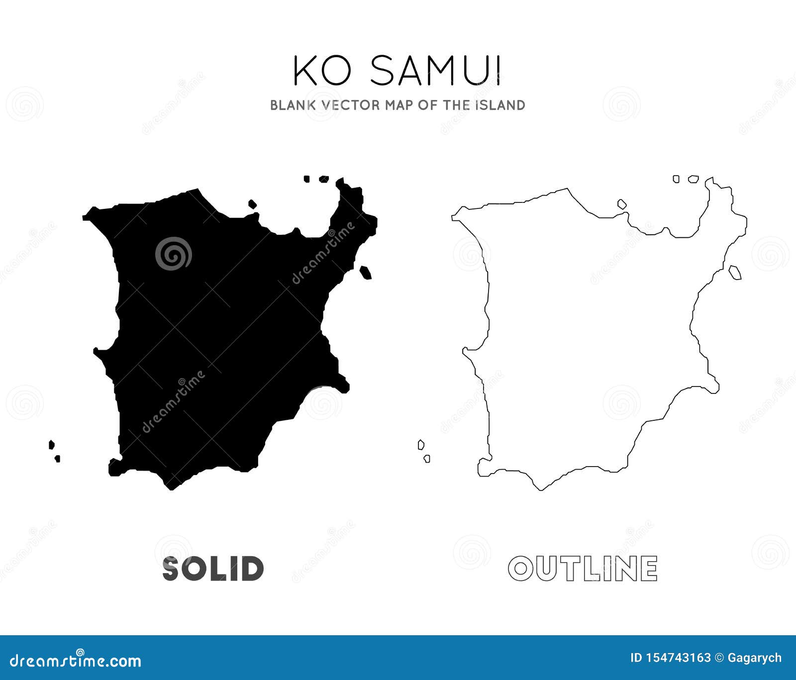 Ko Samui map. stock vector. Illustration of high, politics - 154743163