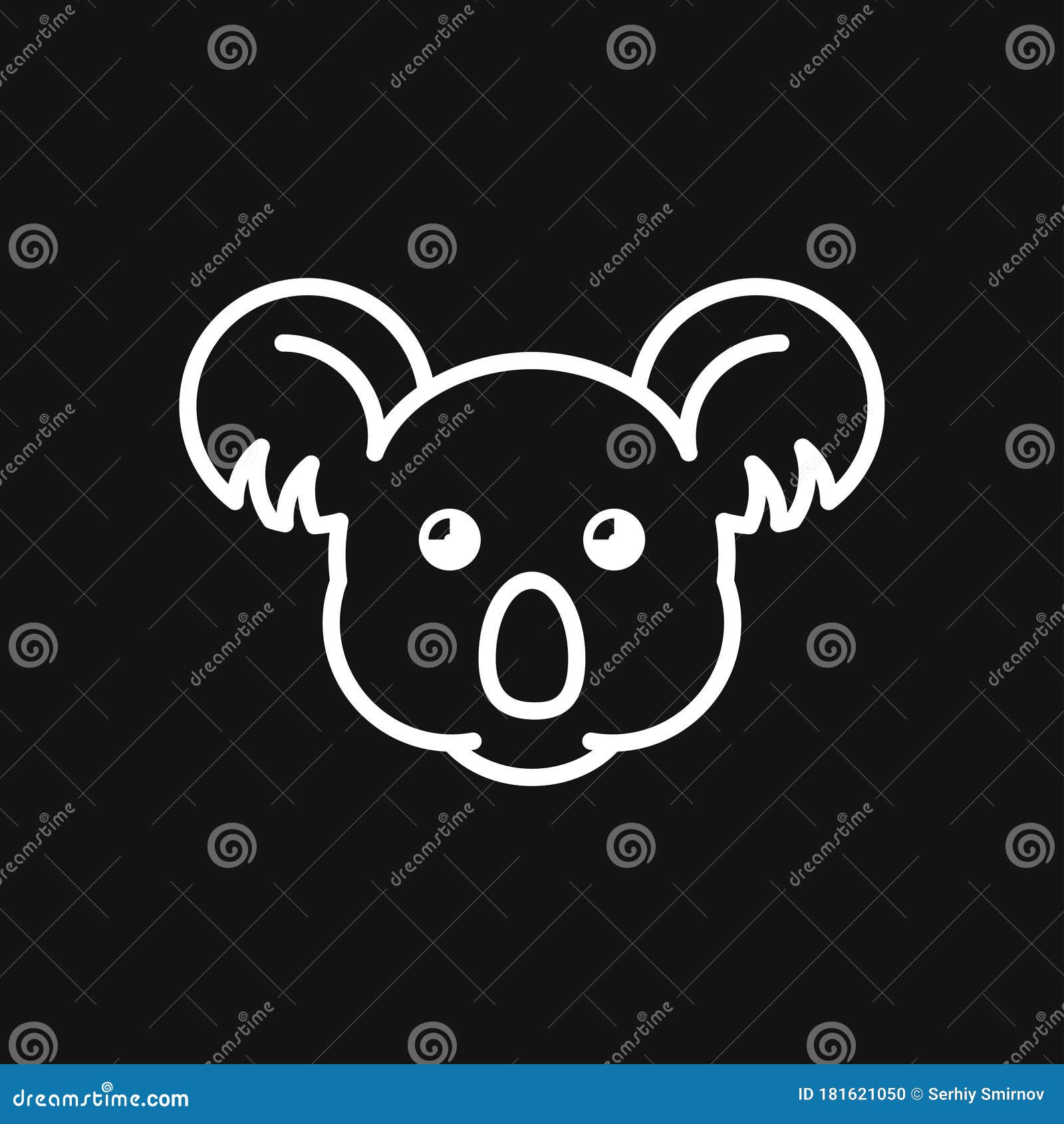 Koala Bear Icon Animal Symbol, Logo, Symbol Stock Illustration ...