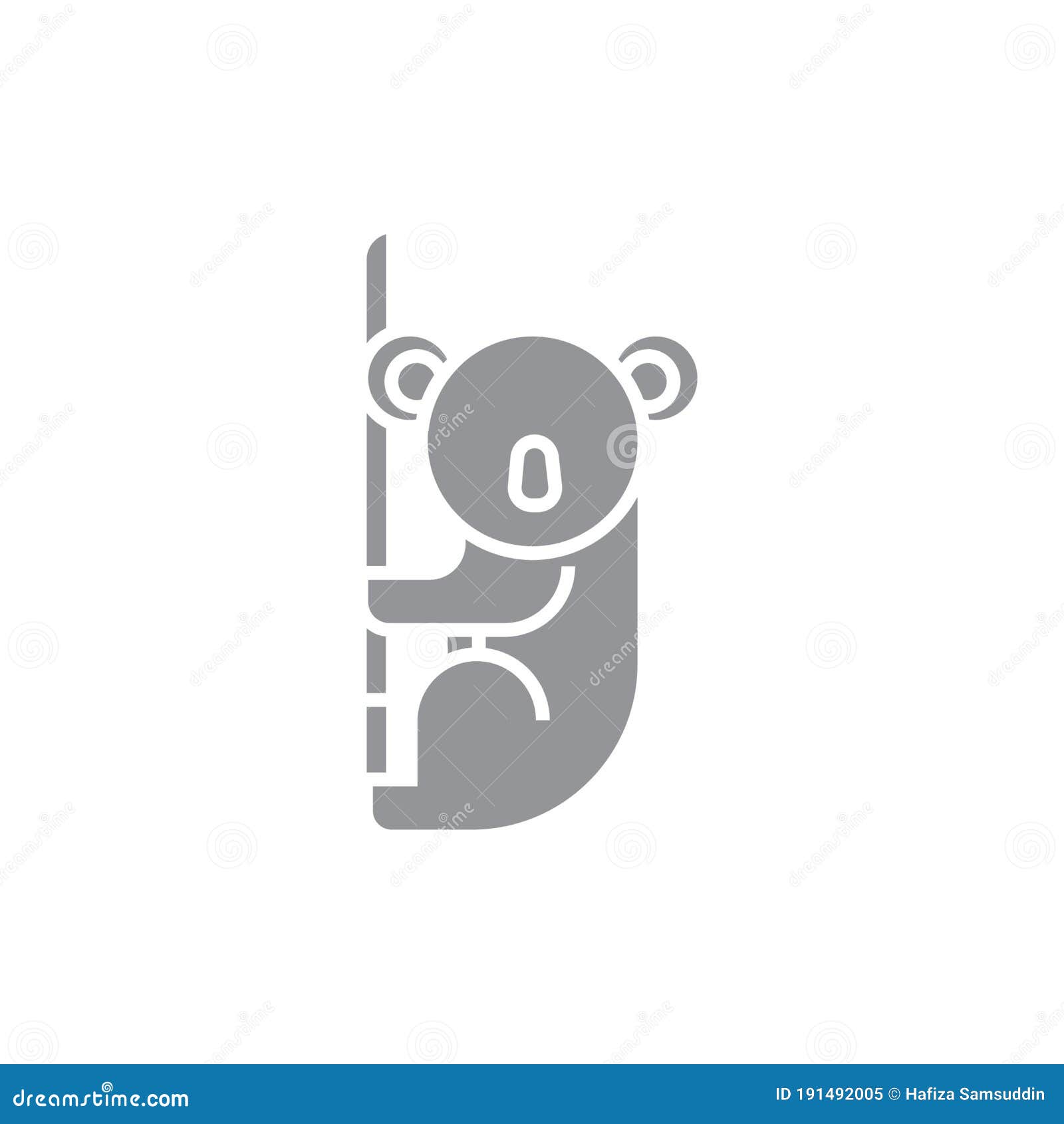 Koala Bear. Vector Illustration Decorative Design Stock Vector ...