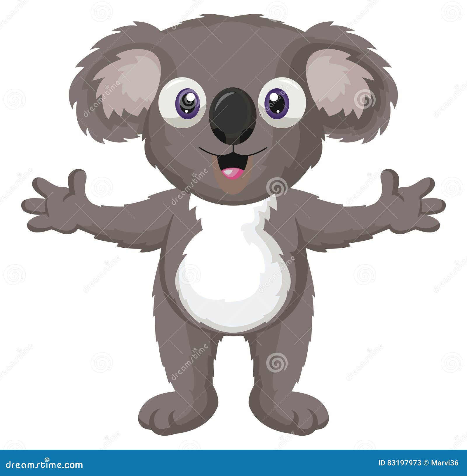 Koala Cartoon Character stock vector. Illustration of cartoon - 83197973