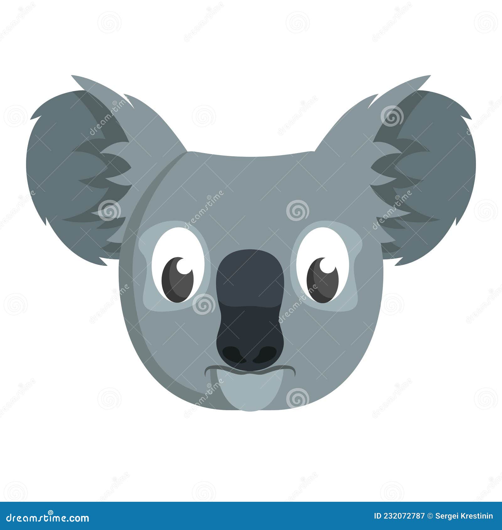 Koala Cartoon Face