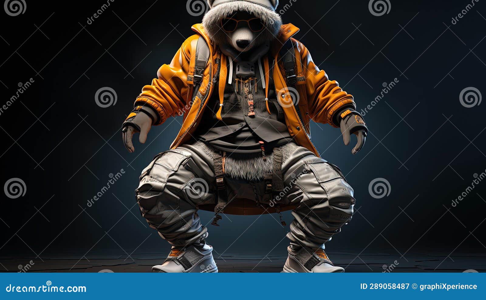 Koala Flow in Hip Hop stock illustration. Illustration of australian ...