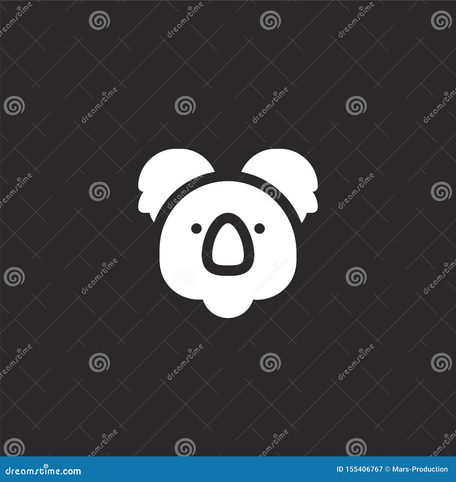 Koala Icon. Filled Koala Icon for Website Design and Mobile, App ...