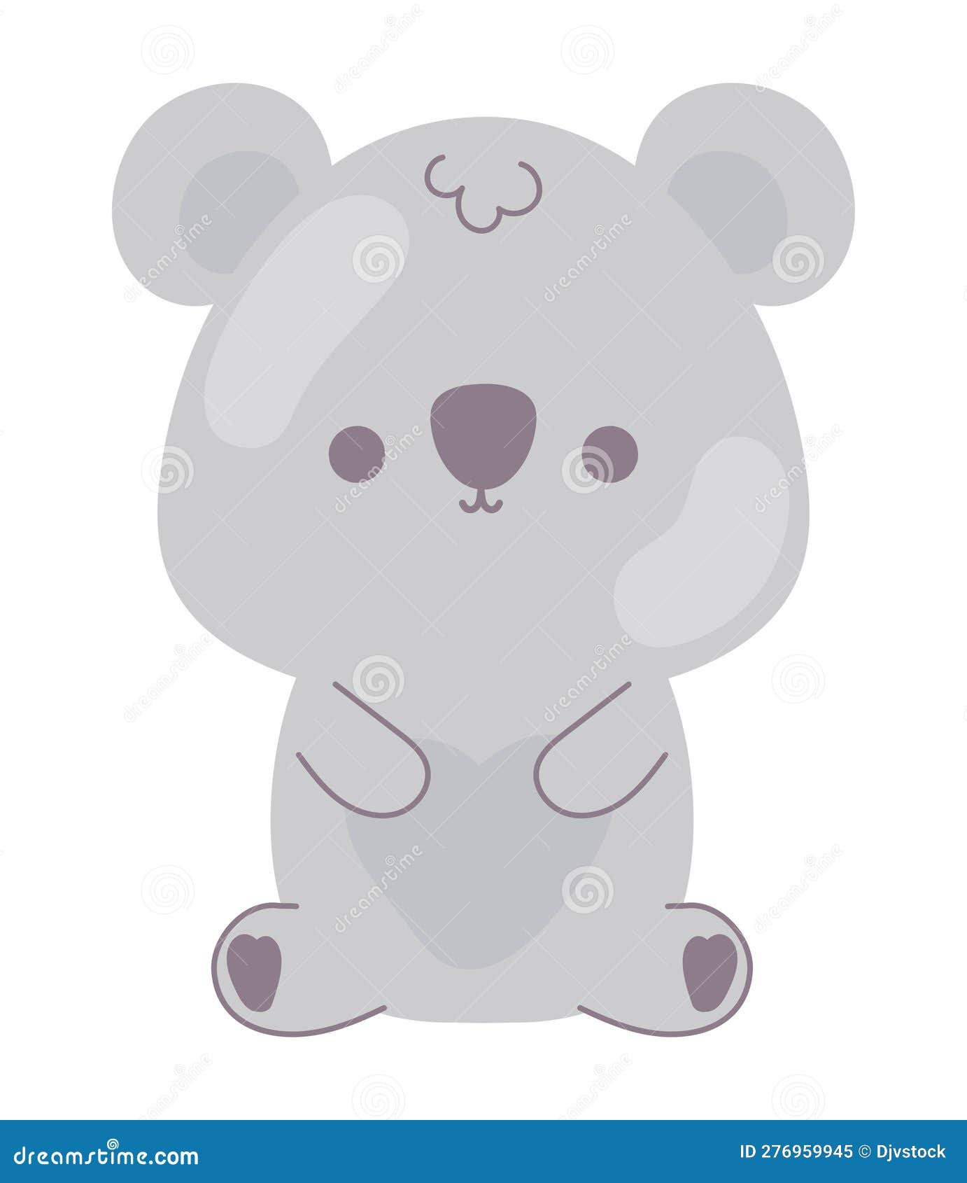 Koala kawaii animal stock vector. Illustration of isolation - 276959945
