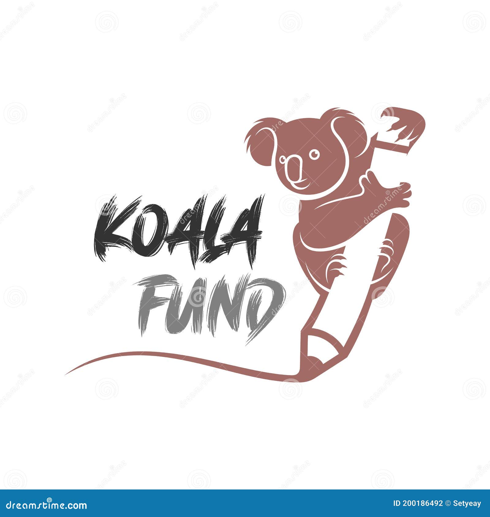 Koala Logo Design Vector. Illustration Design Koala Logo Template Stock ...