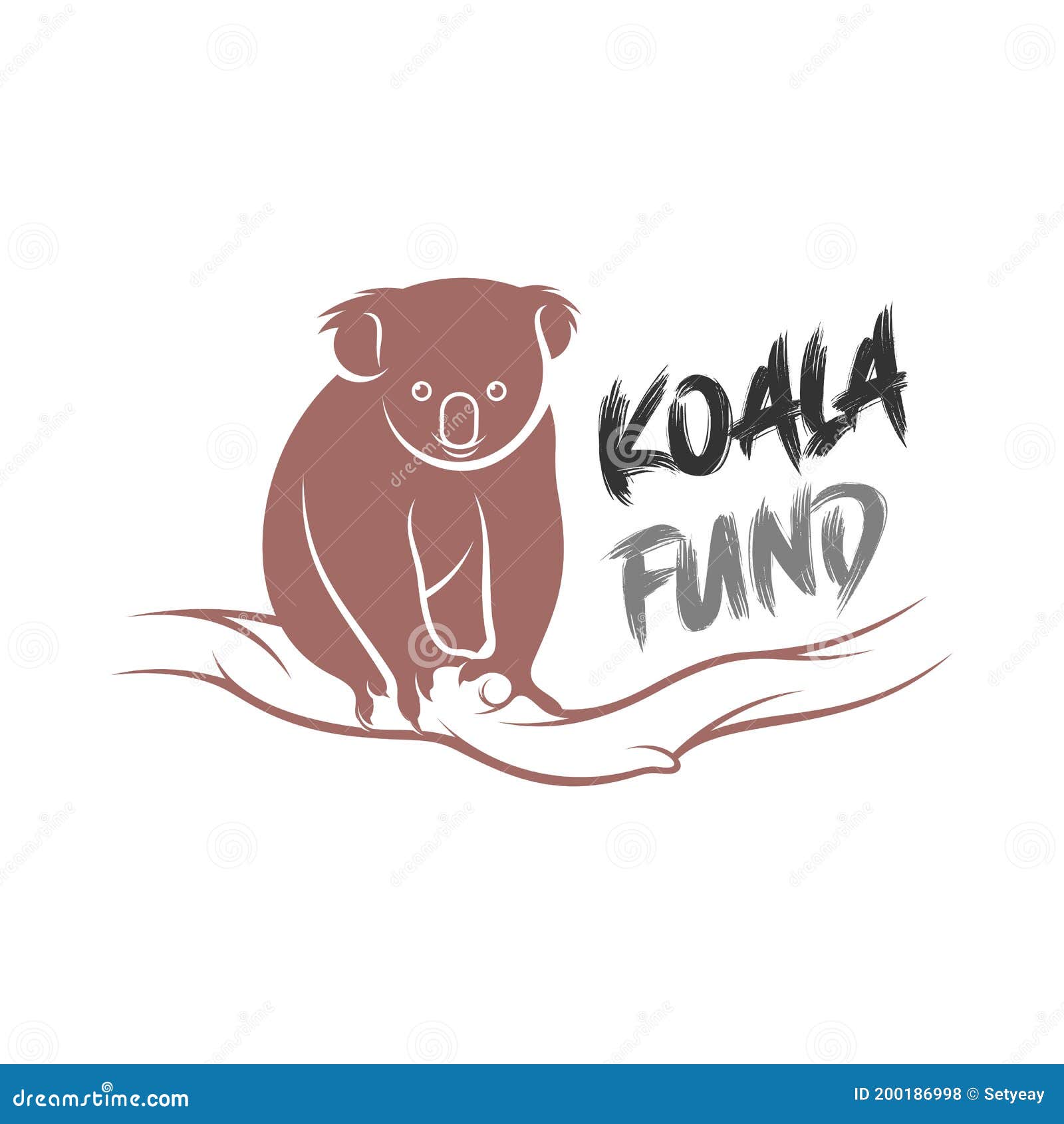 Koala Logo Design Vector. Illustration Design Koala Logo Template Stock ...