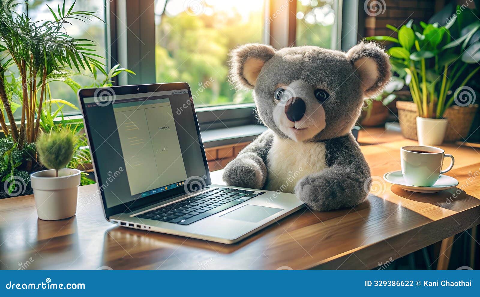 Tech Oasis: Futuristic Tree Enveloped In Web Of Innovation Stock Photo ...