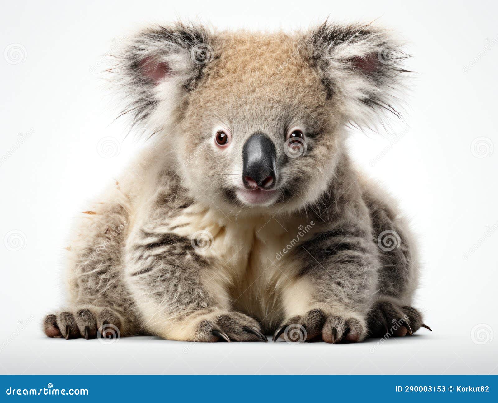 Koala, Phascolarctos Cinereus, Australian Marsupial Eucalyptus Bear ...