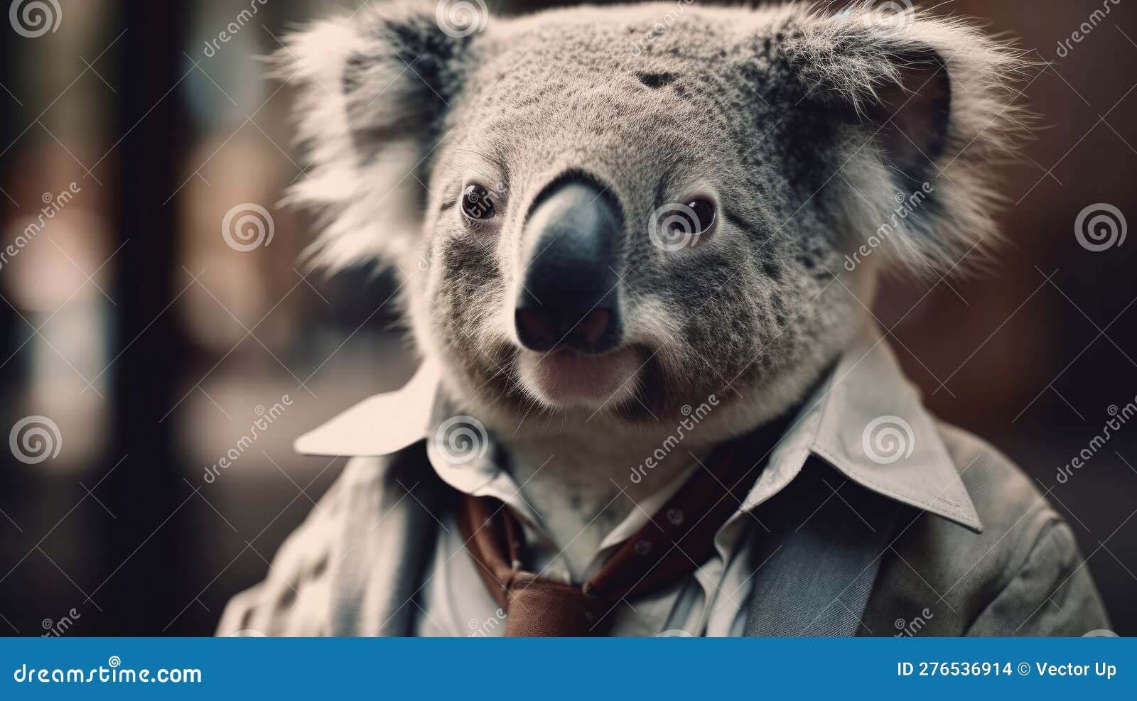 Koala in Suit. Successful Businessman Stock Photo - Image of ...