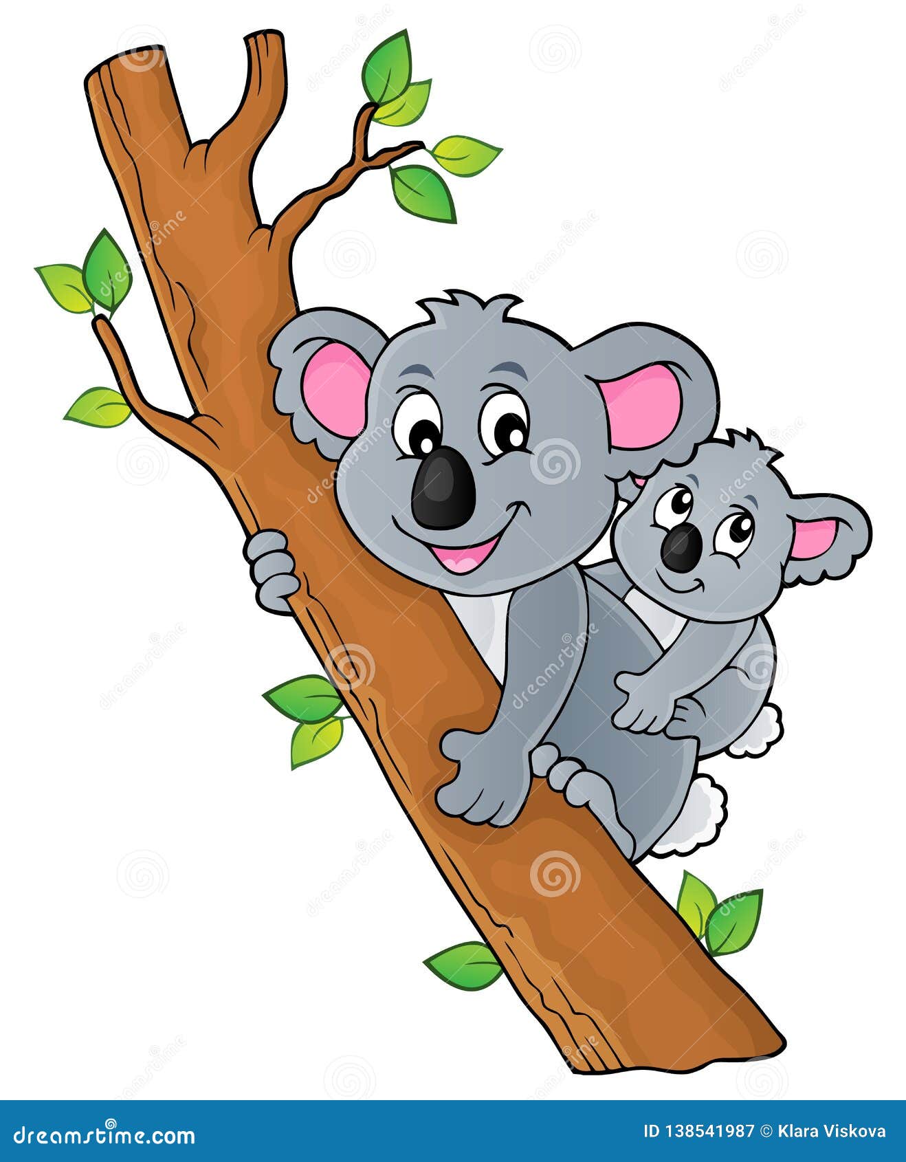 Koala theme image 2 stock vector. Illustration of mammals - 138541987