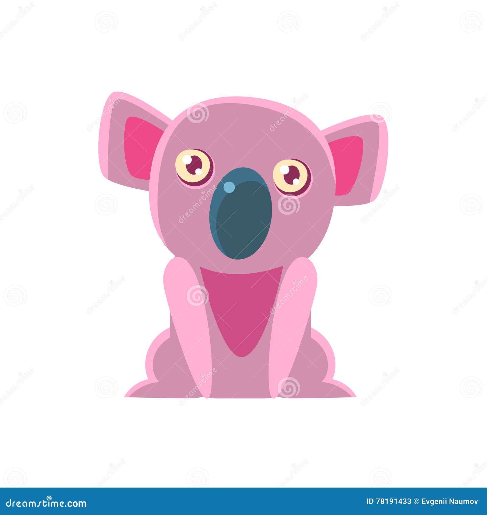 Koala Toy Exotic Animal Drawing Vector Illustratie - Illustration of ...