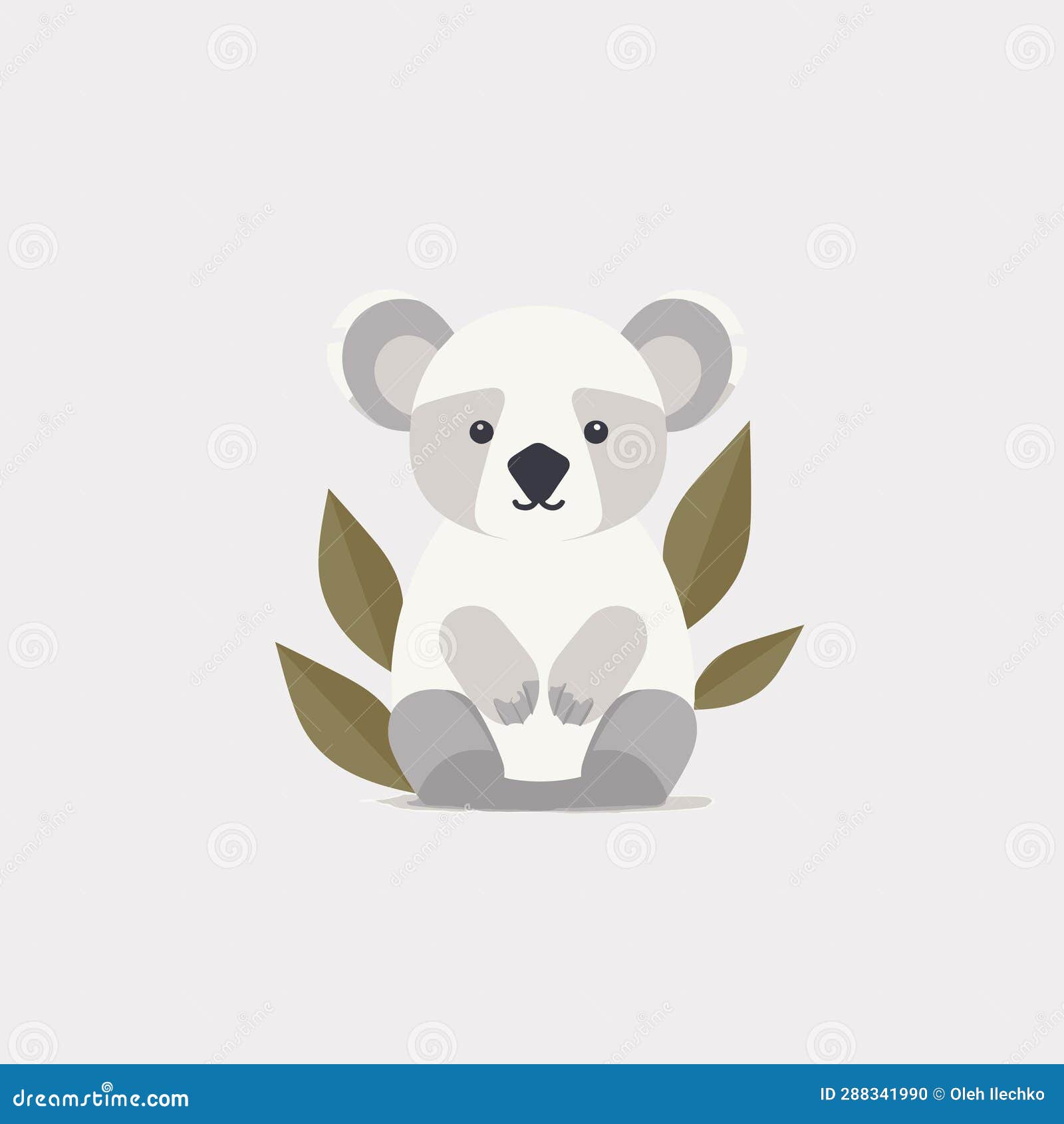 Koala Vector Flat Minimalistic Asset Isolated Illustration Stock ...