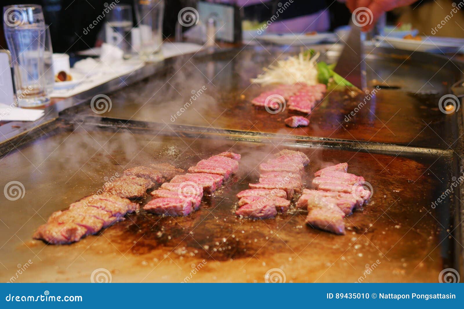 Kobe beef cook stock photo. Image of grill, beef, ingredient - 89435010