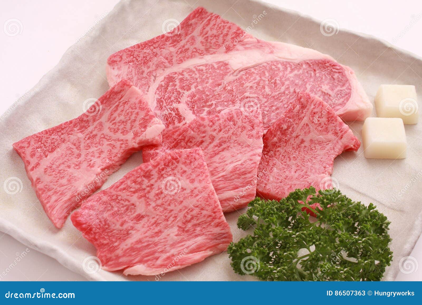 Kobe Beef, Wagyu, Japanese Marbled Beef Stock Image - Image of kansai ...