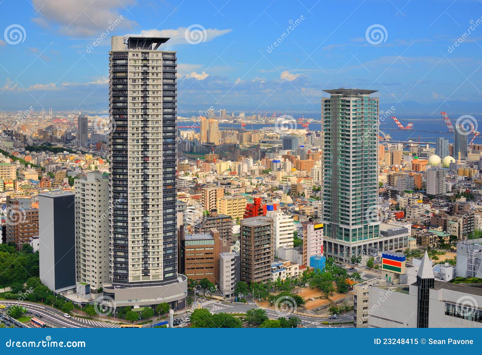 Kobe, Japan stock image. Image of district, kobe, destination - 23248415