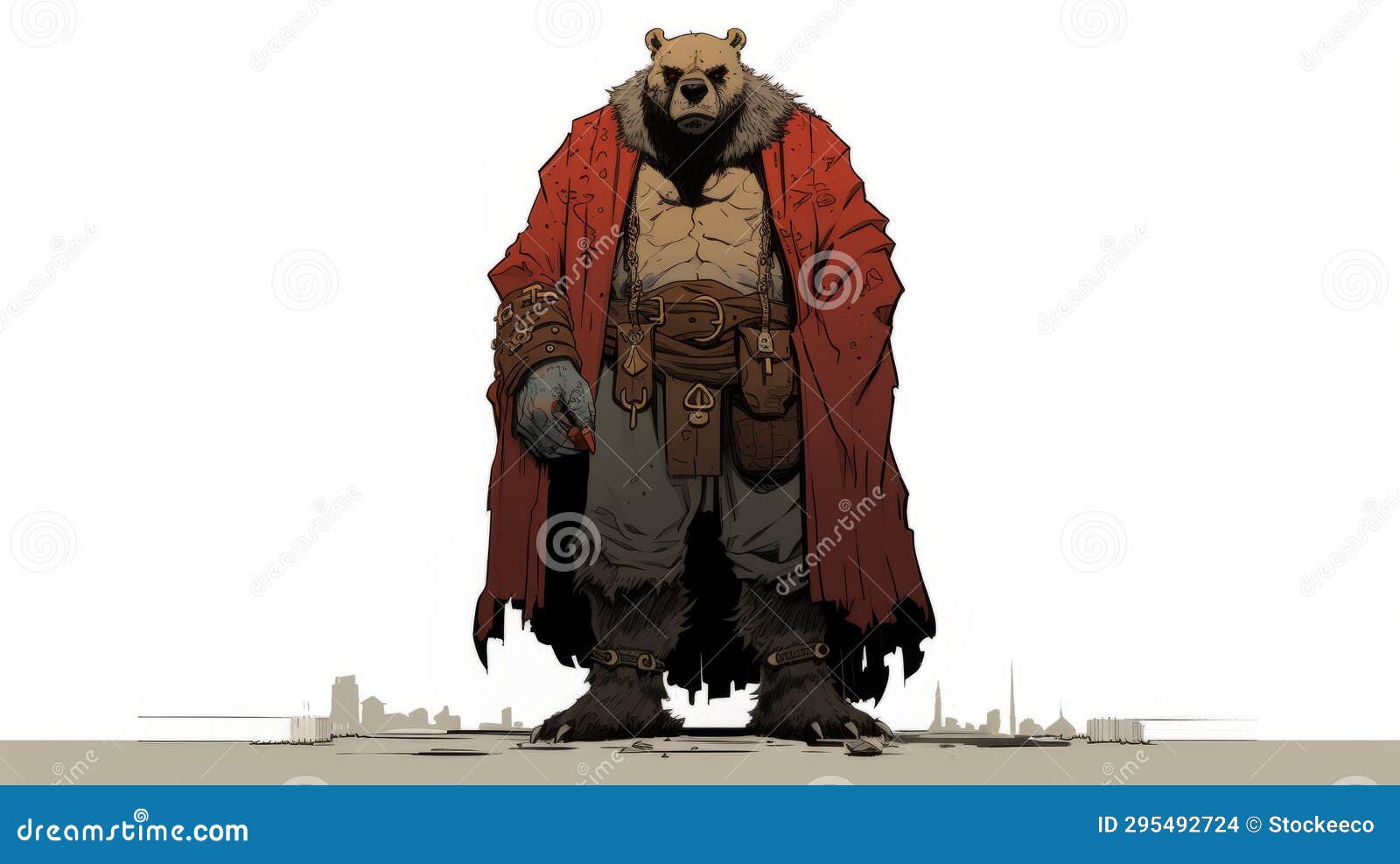 Kobola: Wrath of the Lich - Bear Illustration by Mike Mignola Stock ...
