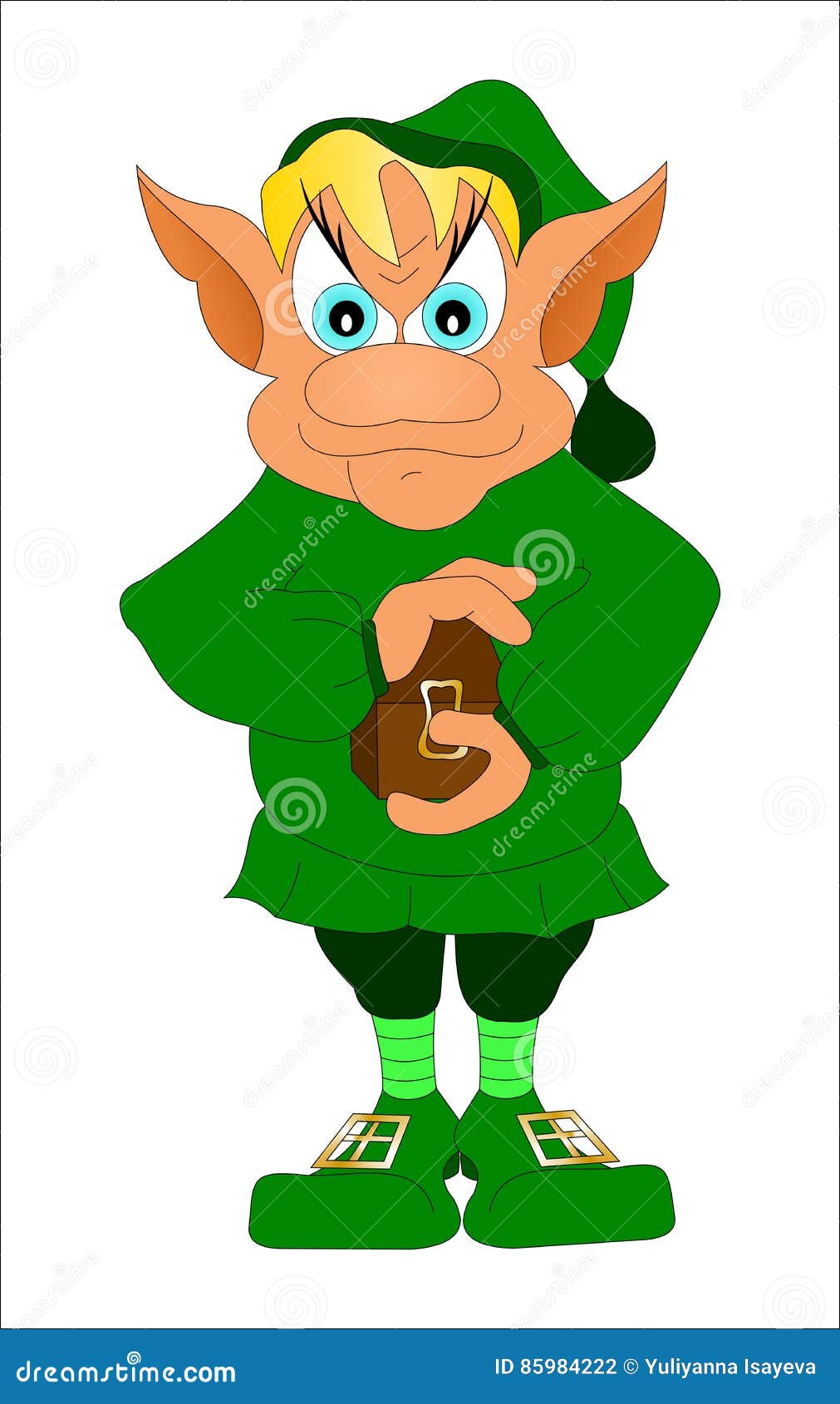 Kobold vektor abbildung. Illustration von mann, irisch - 85984222