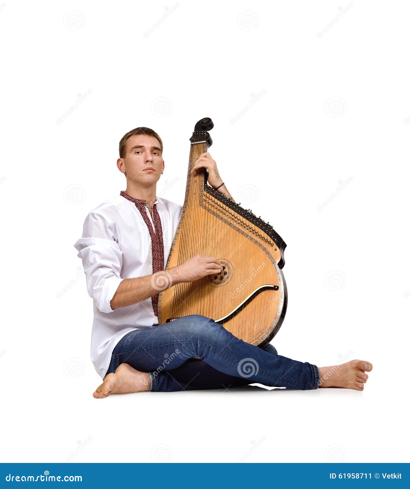 Kobzar imagen de archivo. Imagen de vendimia, cultura - 61958711