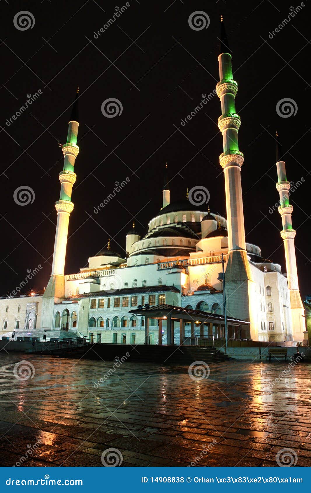 Kocatepe Mosque in Ankara - Turkey Stock Photo - Image of outdoor ...