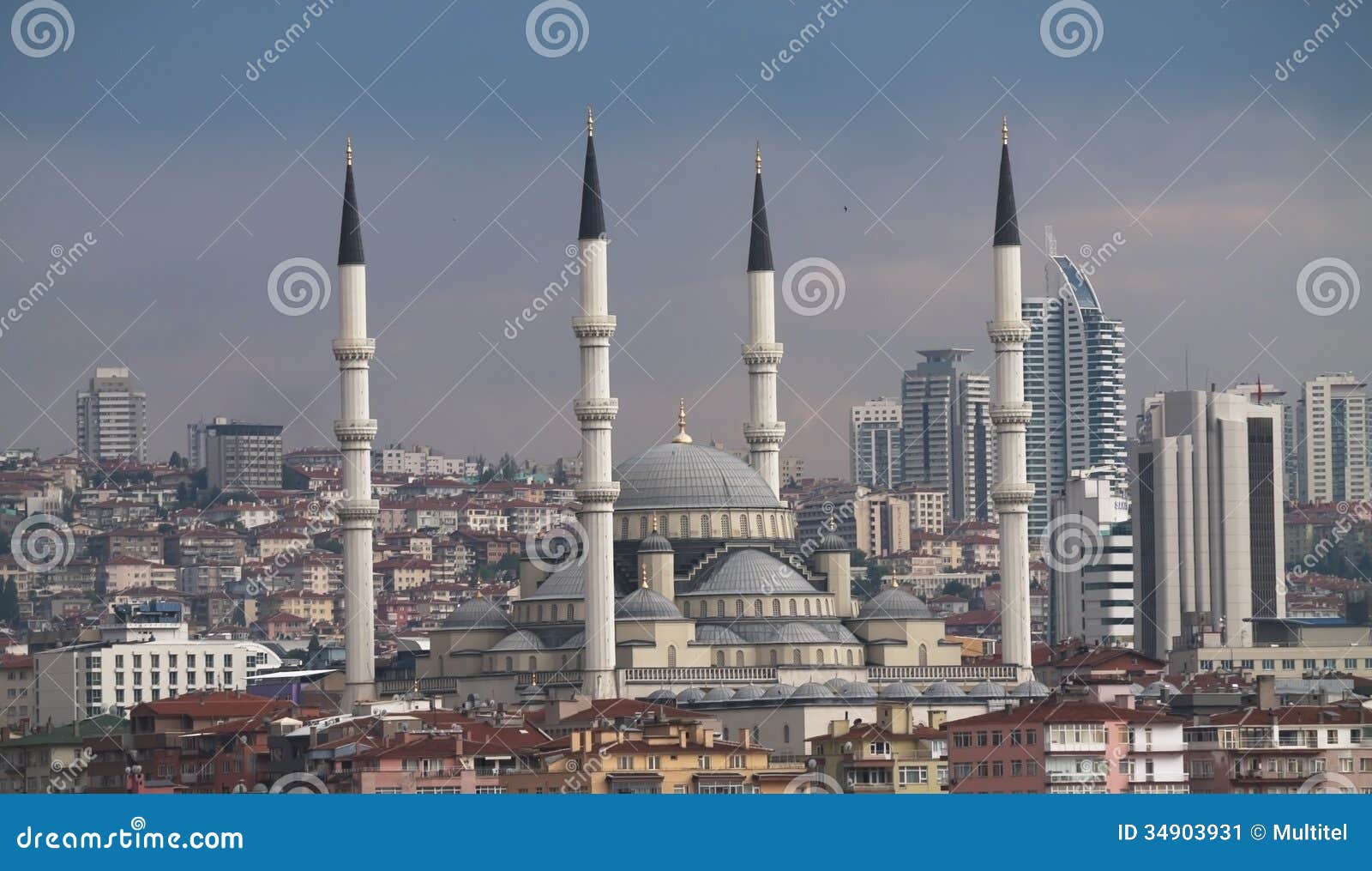 Kocatepe Mosque in Ankara stock image. Image of architecture - 34903931